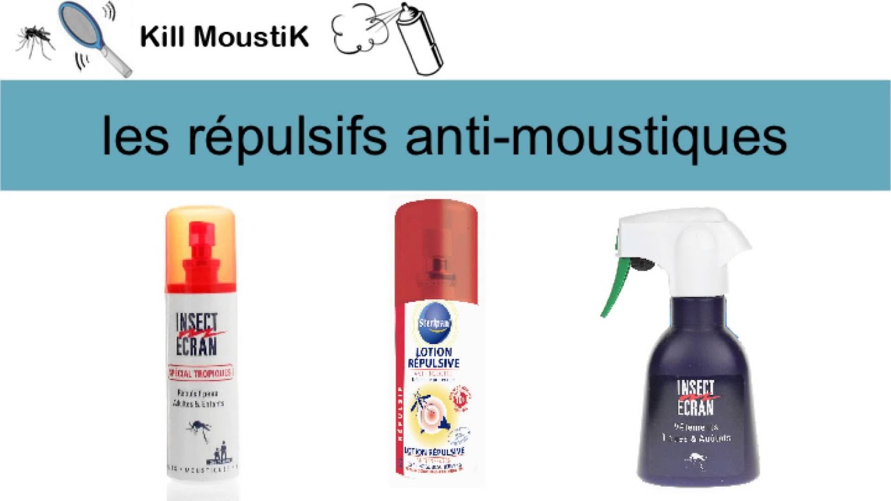 Répulsif anti moustique : les meilleurs répulsifs du net... - YouTube