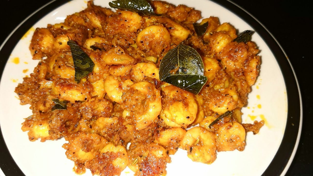 Prawn Fry in tamil/ Prawn varuval/Eral varuval/இறால்வறுவல்/Masala prawn ...