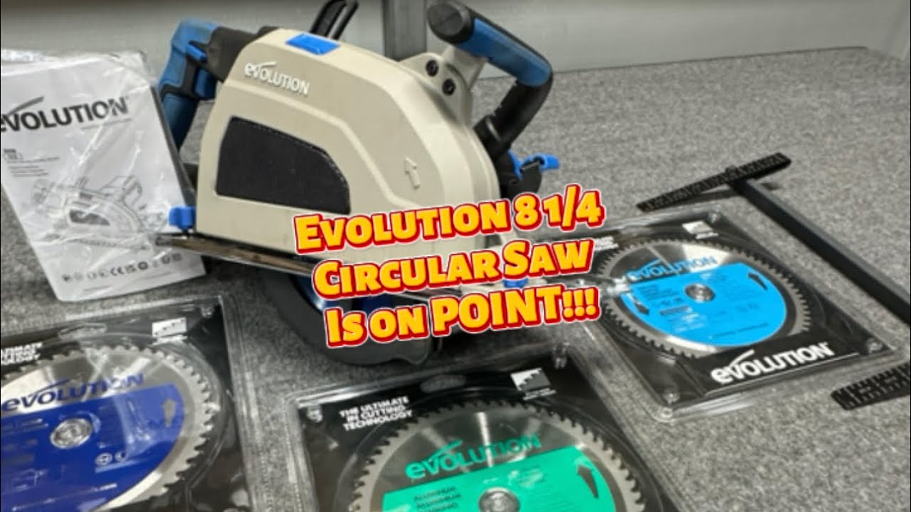 Evolution S210CCA is an Awesome 8.25 in circular saw with a 3” depth ...