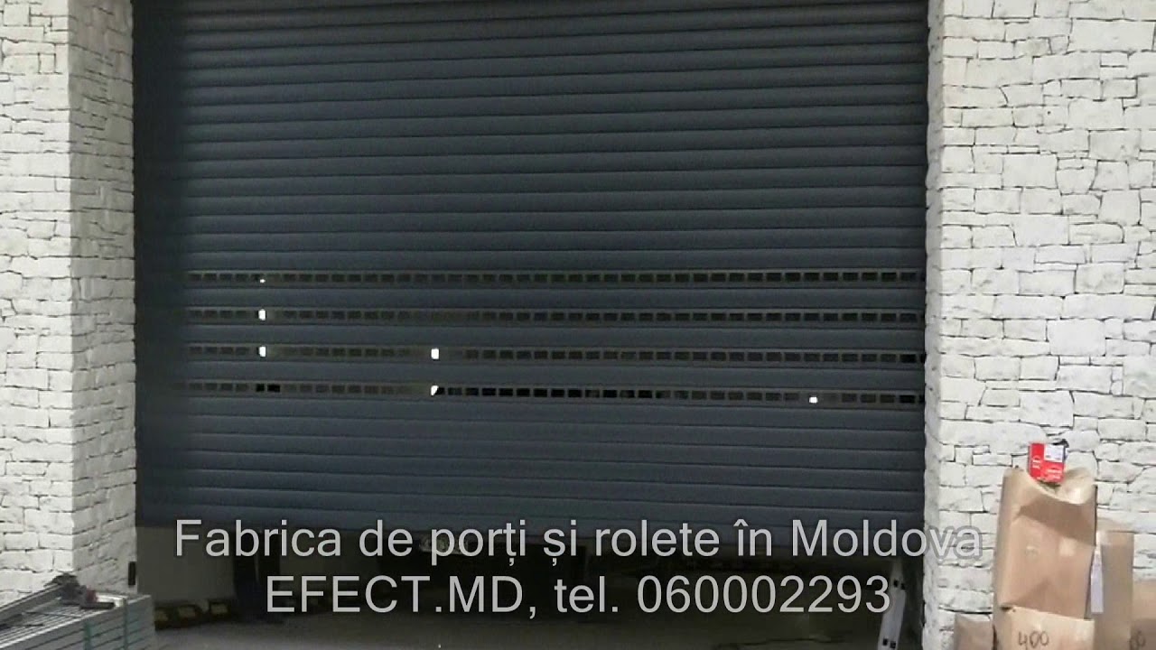 Rolete garaj automat. Fabrica de porți și rolete în Moldova - 079000590 ...