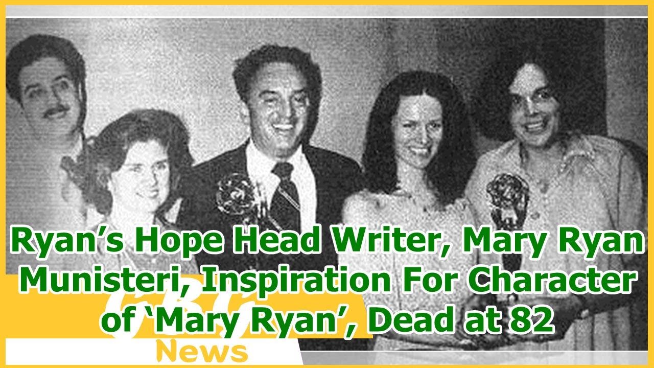 Ryan’s Hope Head Writer, Mary Ryan Munisteri, Inspiration For Character ...