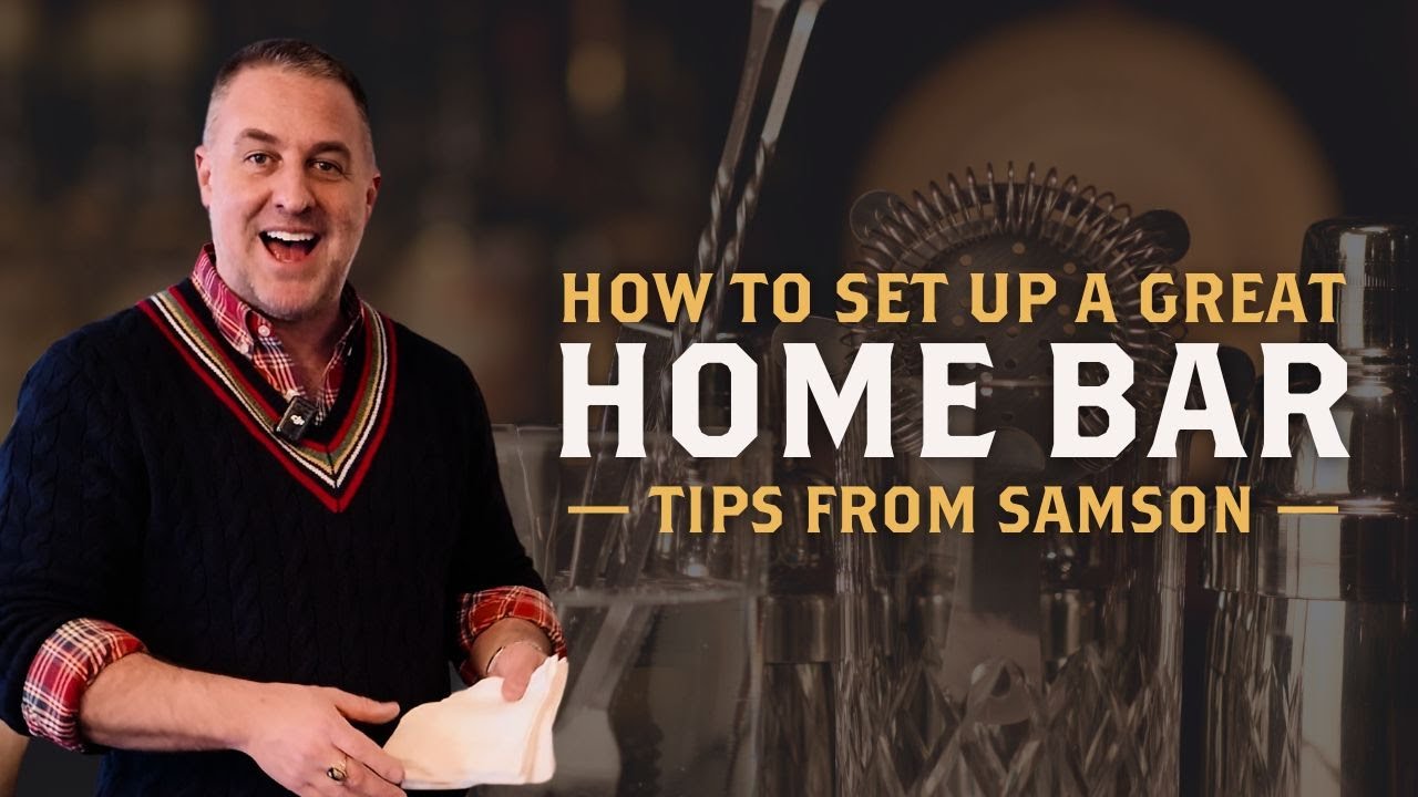 How to Set Up Your Home Bar & Host A Great Party - YouTube