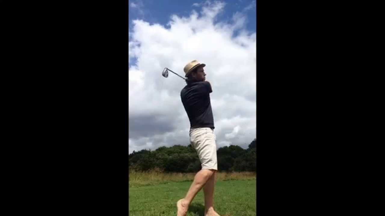 Mike Austin swing 130 yard SW - YouTube