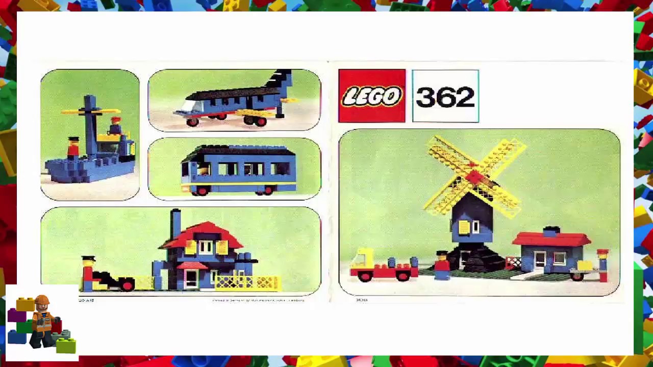 LEGO instructions - Legoland - 362 - Windmill - YouTube