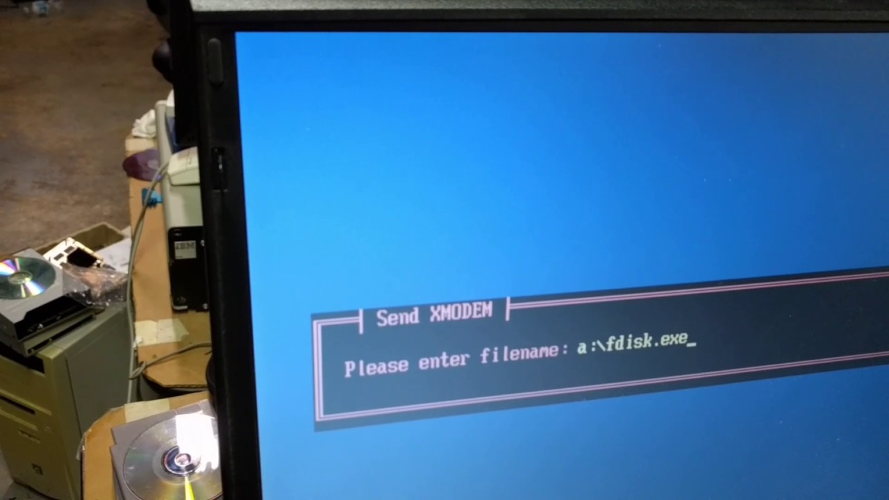 Transferring a file to an HP 200LX via infrared port - YouTube