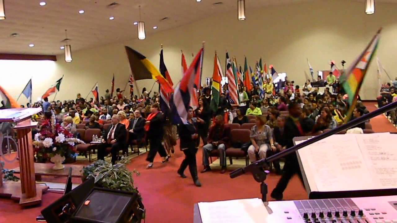 2014 All Nations Day Flag Procession at Promiseland Church of God - YouTube