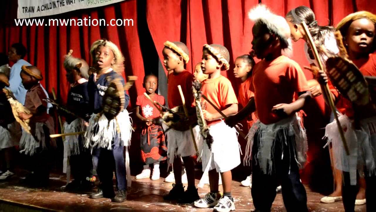 Sparrows Nest Nursery School Performing Ingoma (The Ngoni Dance) - YouTube