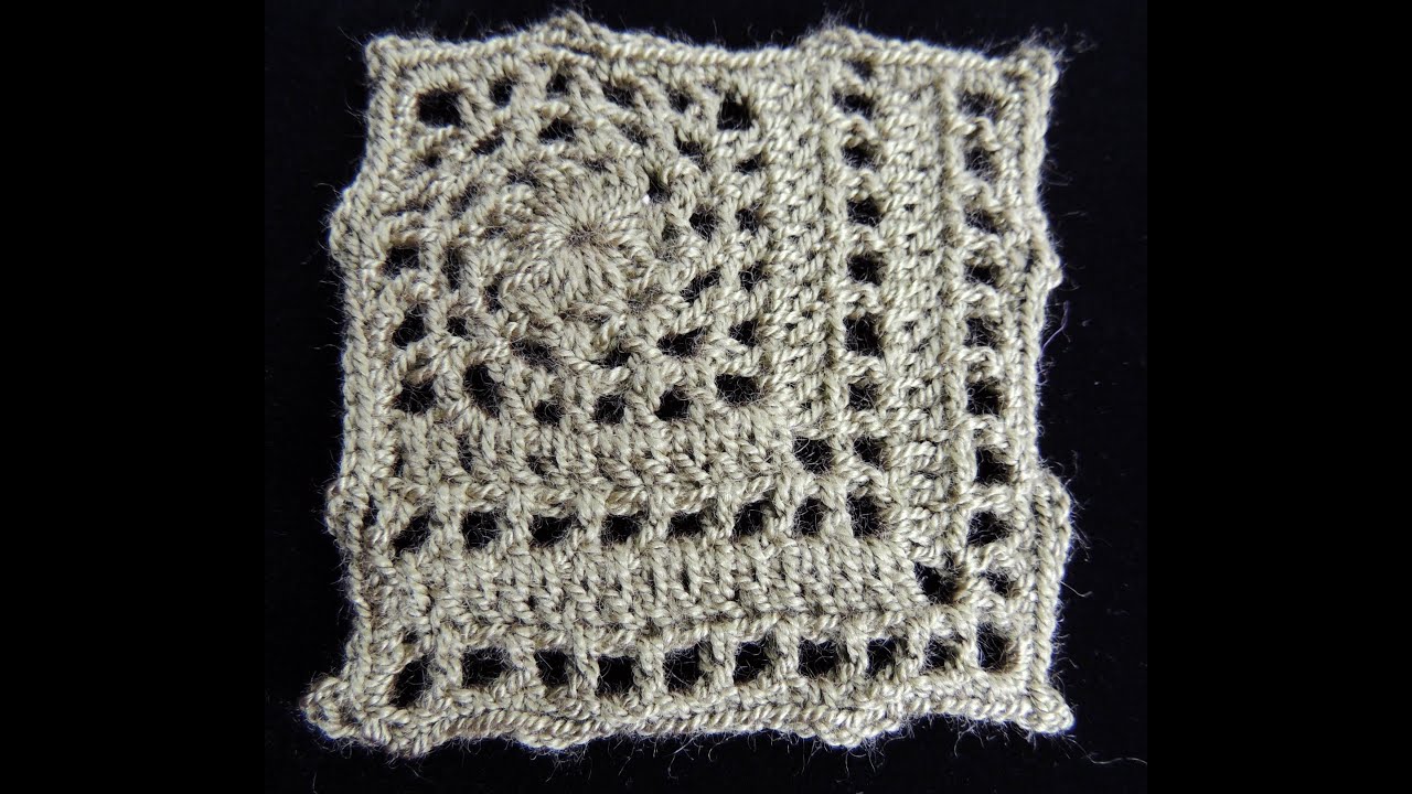 Crochet Cuadrado #5 Parte 1 de 2 - YouTube