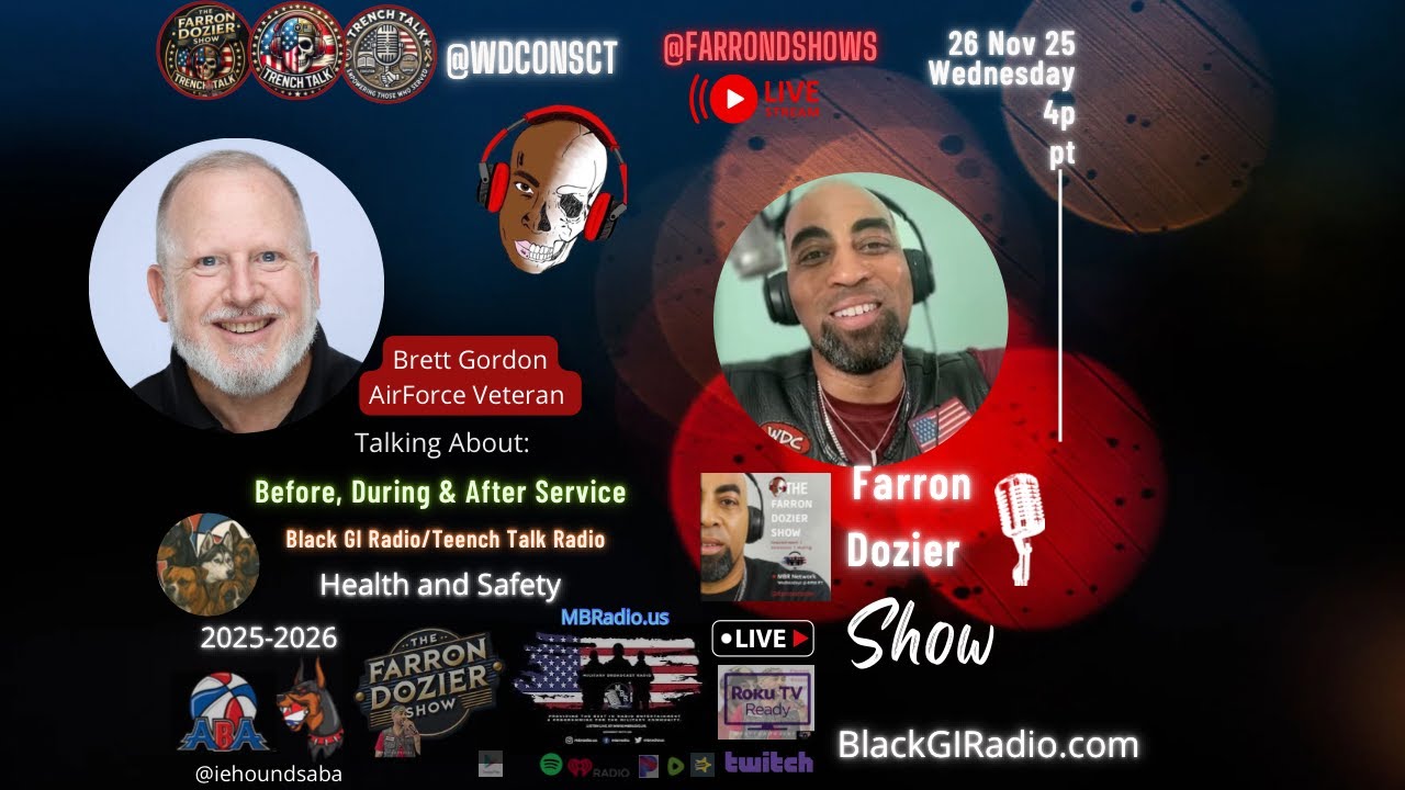 Brett Gordon, AirForce Veteran on the Farron Dozier - YouTube