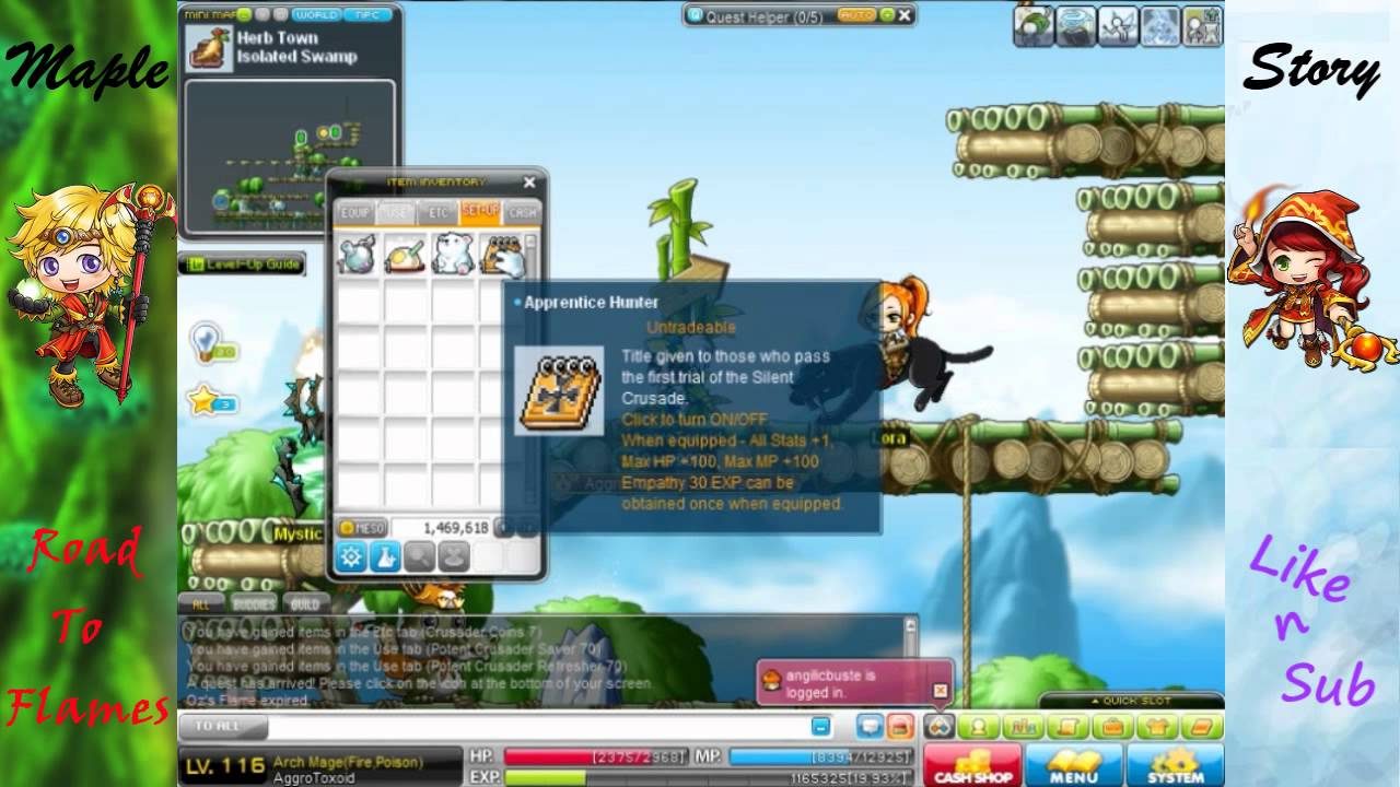 MapleStory w/ Agrsn #7: Giant Centipede Boss - YouTube