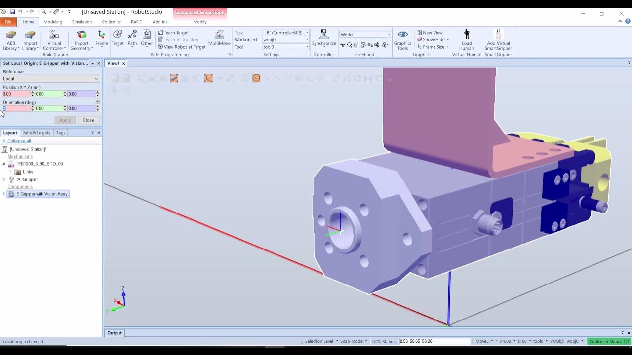 ABB RobotStudio - How to create Mechanism Tool - YouTube