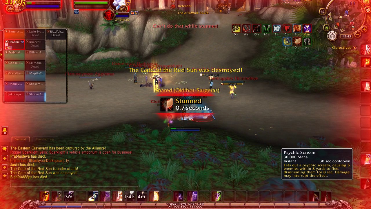WoW PvP Strand of the Ancients battleground as lvl 109 discipline ...