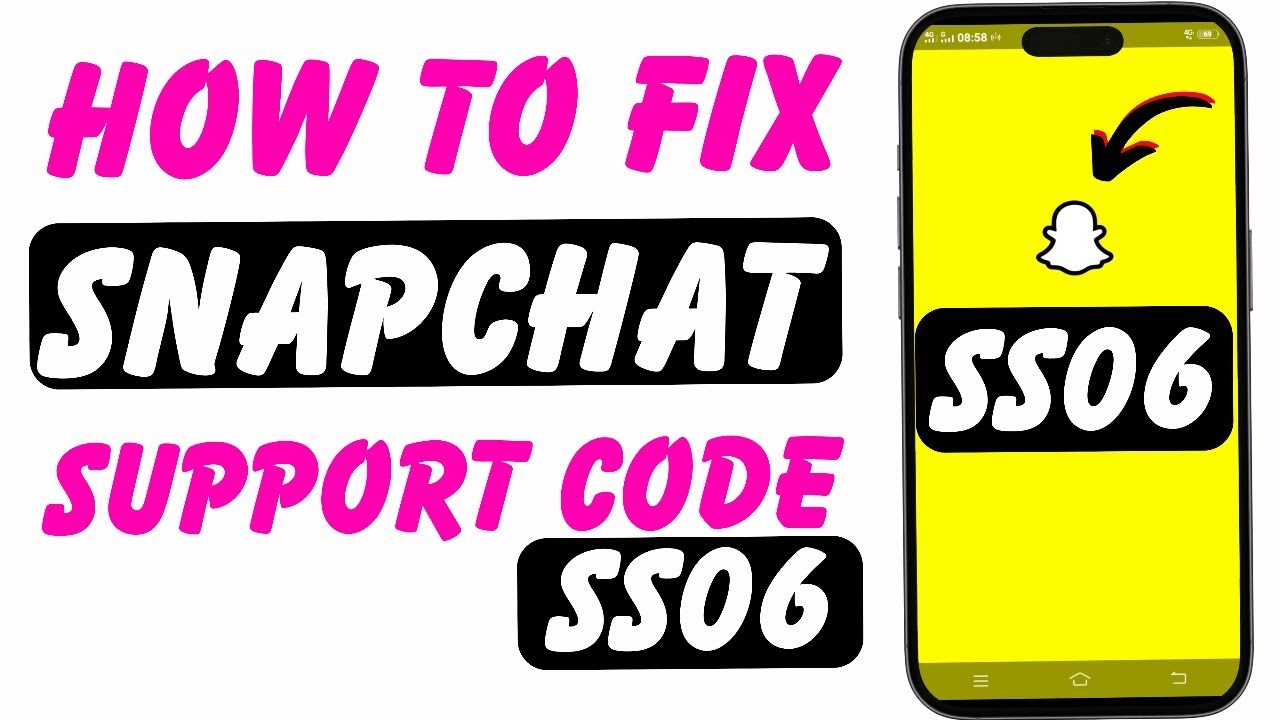 How to Fix Snapchat Support Code SS06 Fast! #snapchaterror # ...