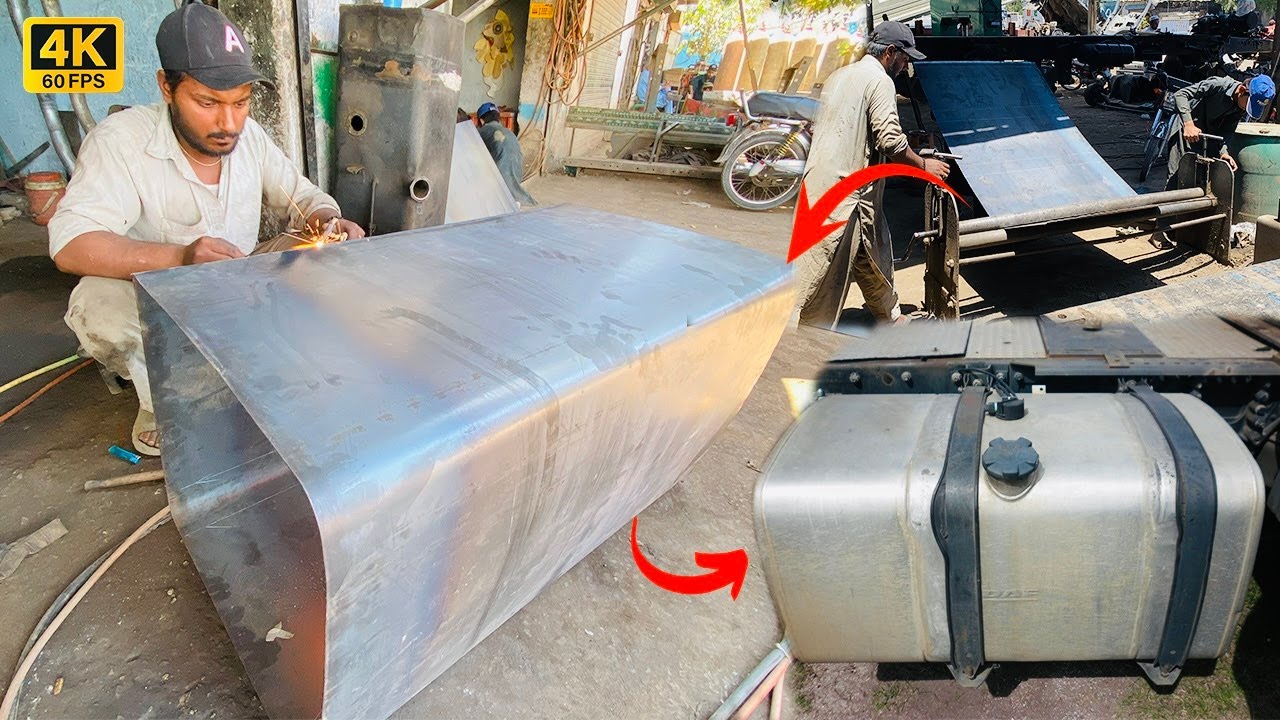 Amazing Manufacturing process of Truck Fuel Tank With Minimal Tools ...