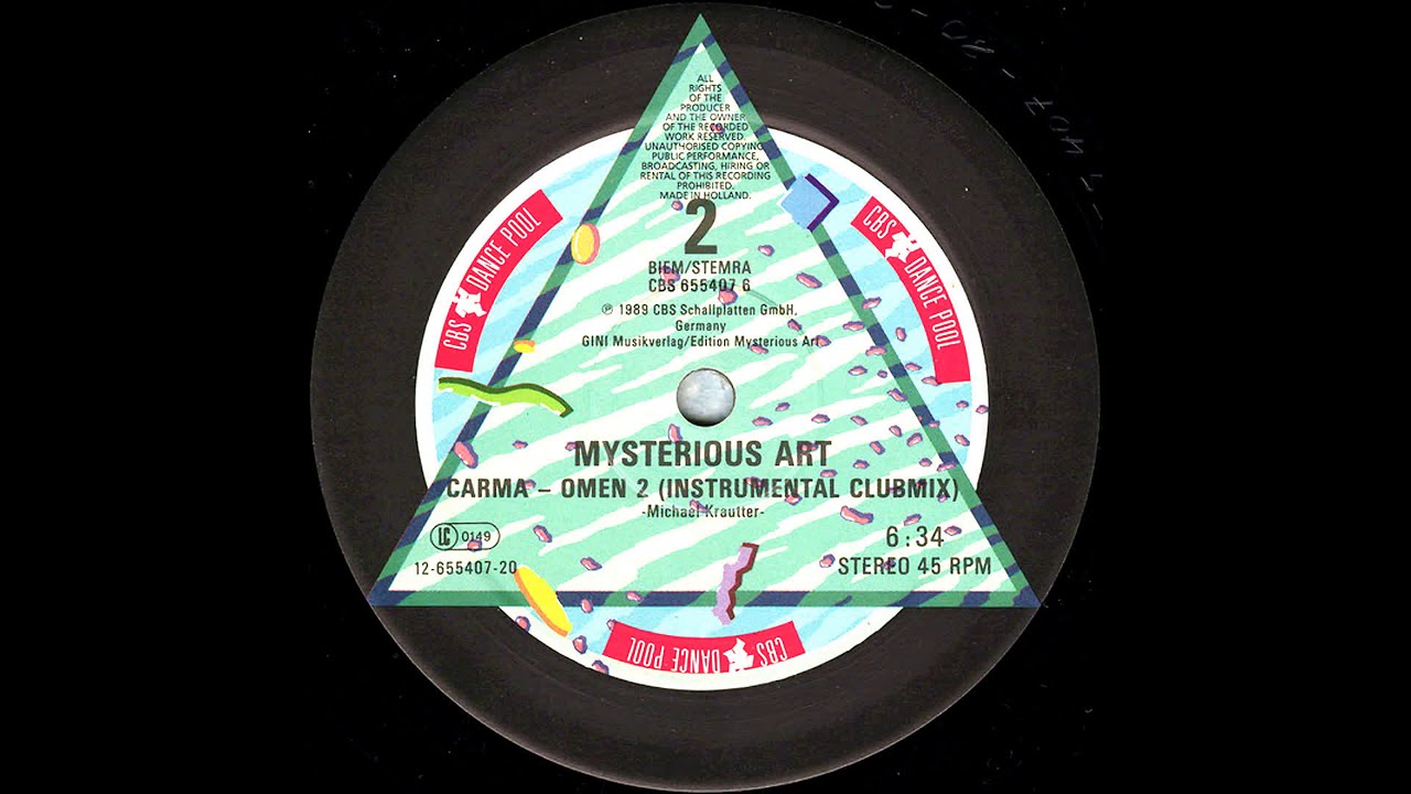 Mysterious Art - Carma (Instrumental Clubmix) (1989) - YouTube