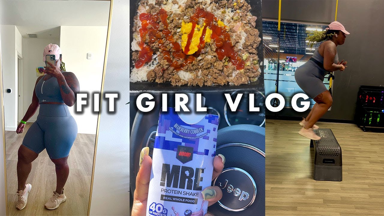 VLOG | REAL FIT GIRL SHH....HIIT Cardio Workout + MegaFit Meals Review ...