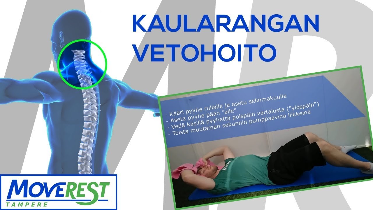 Kaularanka: Vetohoito pyyhkeen avulla - YouTube