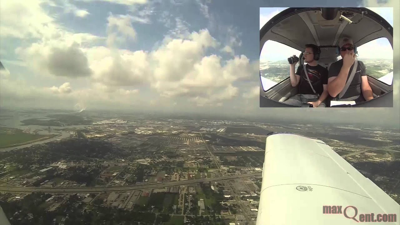 Plane Ride over Houston, TX (GoPro) - YouTube