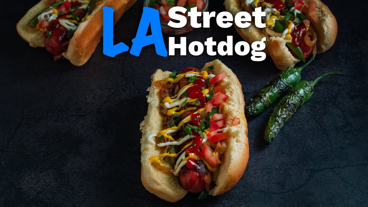 LA Street Hotdog | Bacon Wrapped Dog | Brisket Hotdogs - YouTube