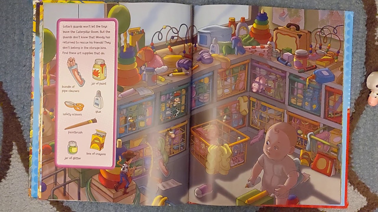 Books by Ben - Toy Story 3 Look & Find Page 5 - YouTube