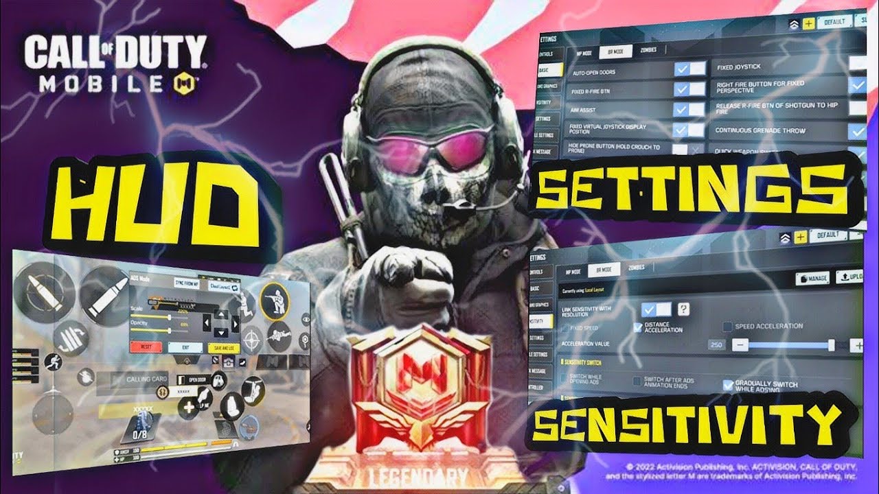 Best ️| SETTINGS | SENSITIVITY | HUD | FOR BATTLE ROYALE #codmsettings ...