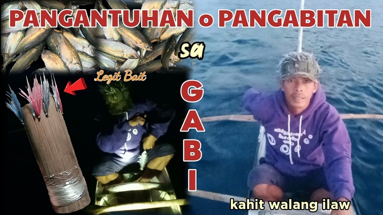 Catching Big Eye Scad || Night fishing adventure || Only a little light ...