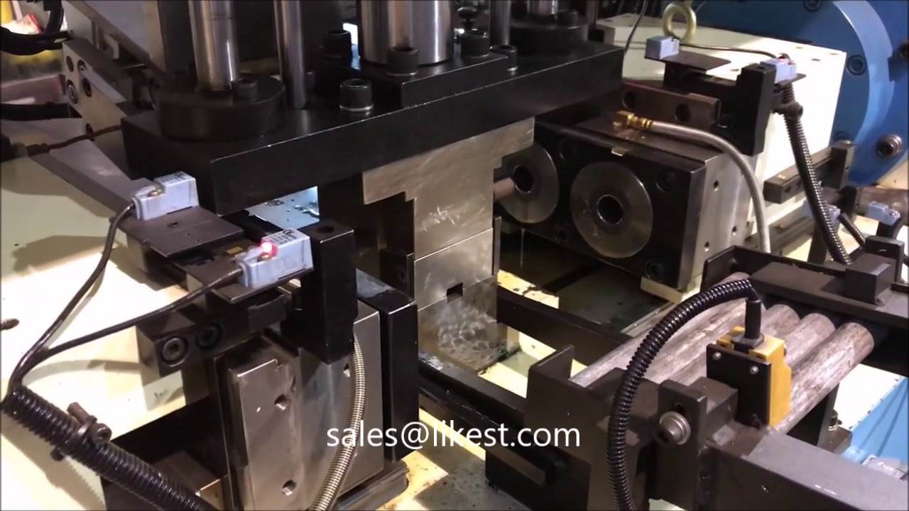 steel bar reducing machine diameter reducing machine - YouTube