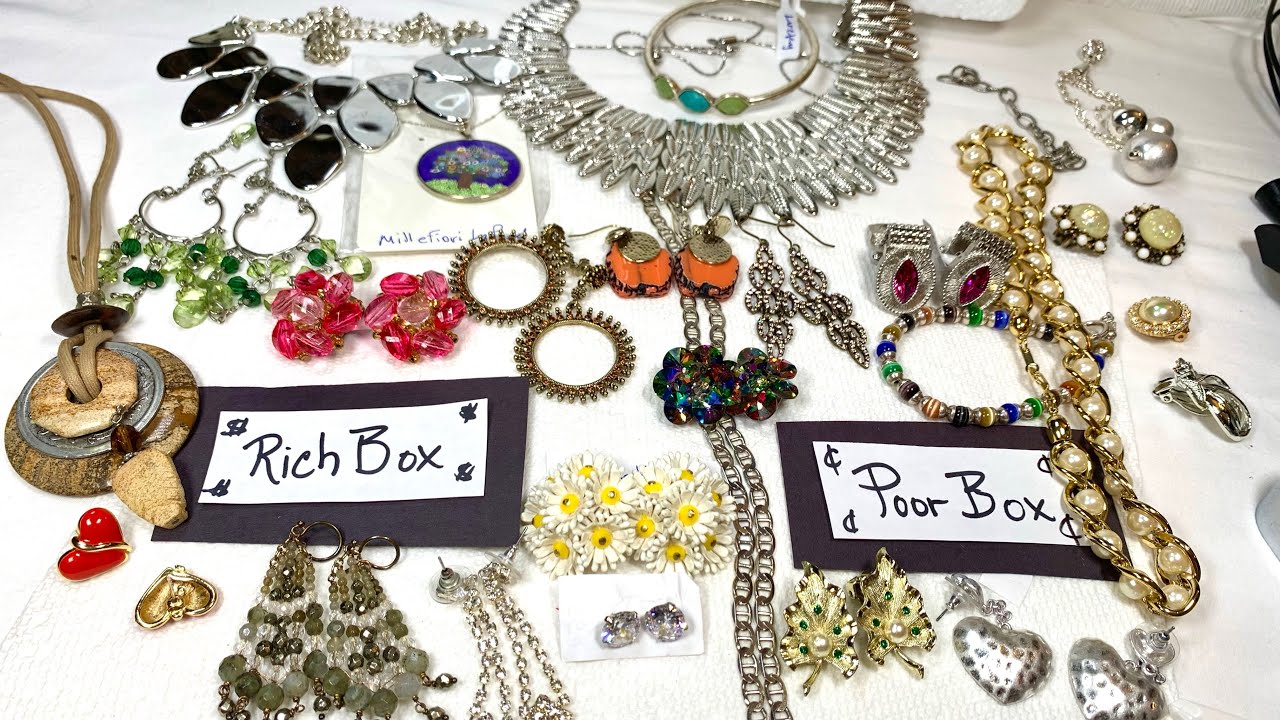 💰Rich Box 💲Poor Box Jewelry Unboxing Ep8 Finale! & Sale! - YouTube