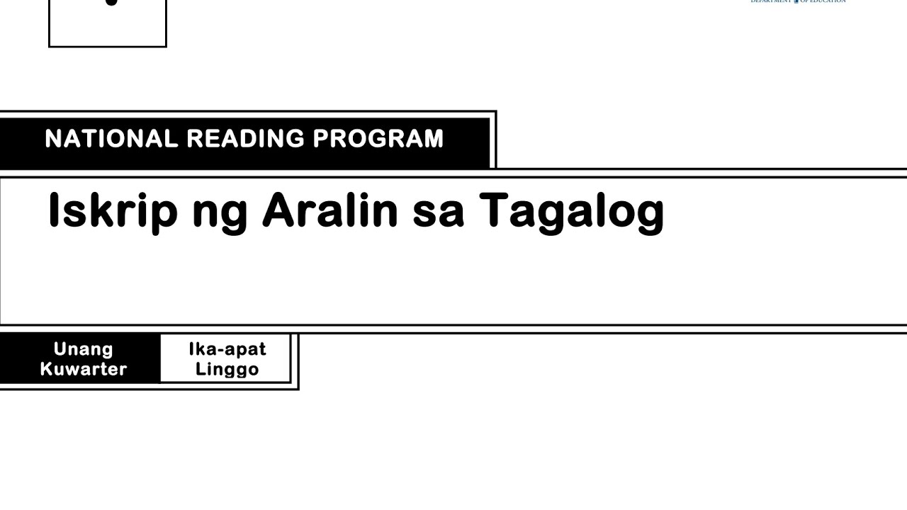 Grade 1 NRP: Q1 W4 National Reading Program - YouTube