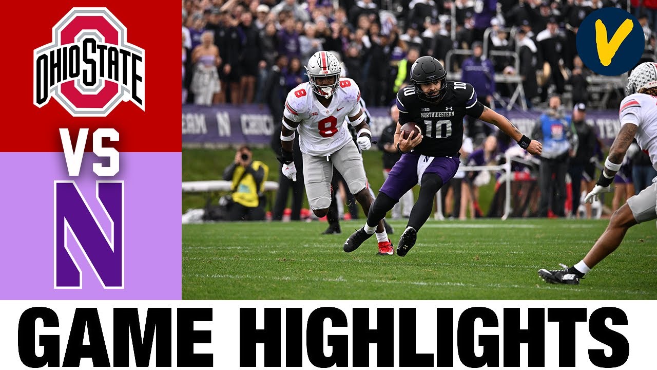 #2 Ohio State at Northwestern | 2022 College Football Highlights - YouTube