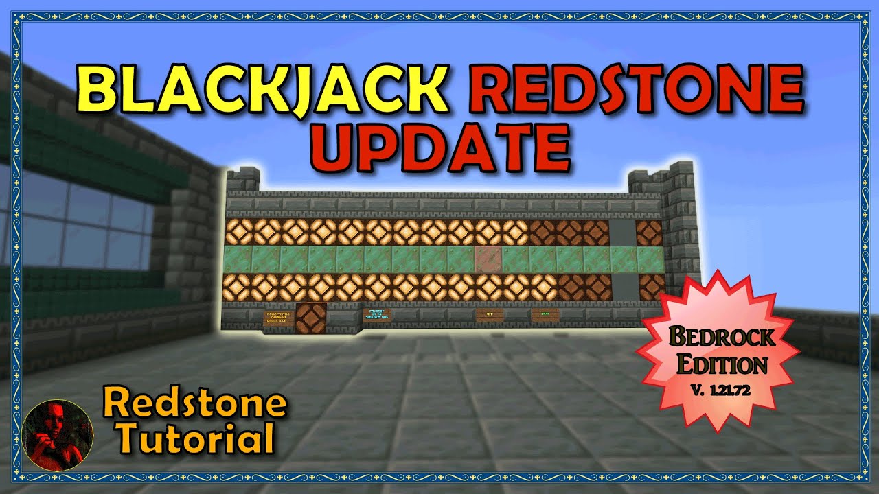 BlackJack Redstone Update - May 2025 | Minecraft Win 10, PE - Bedrock Edition - YouTube