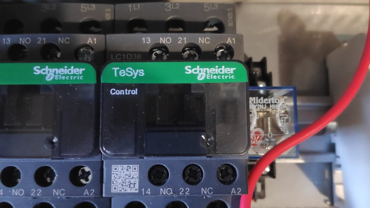 ATS #02 Test assorbimento dei contattori Schneider LC1D38 - YouTube