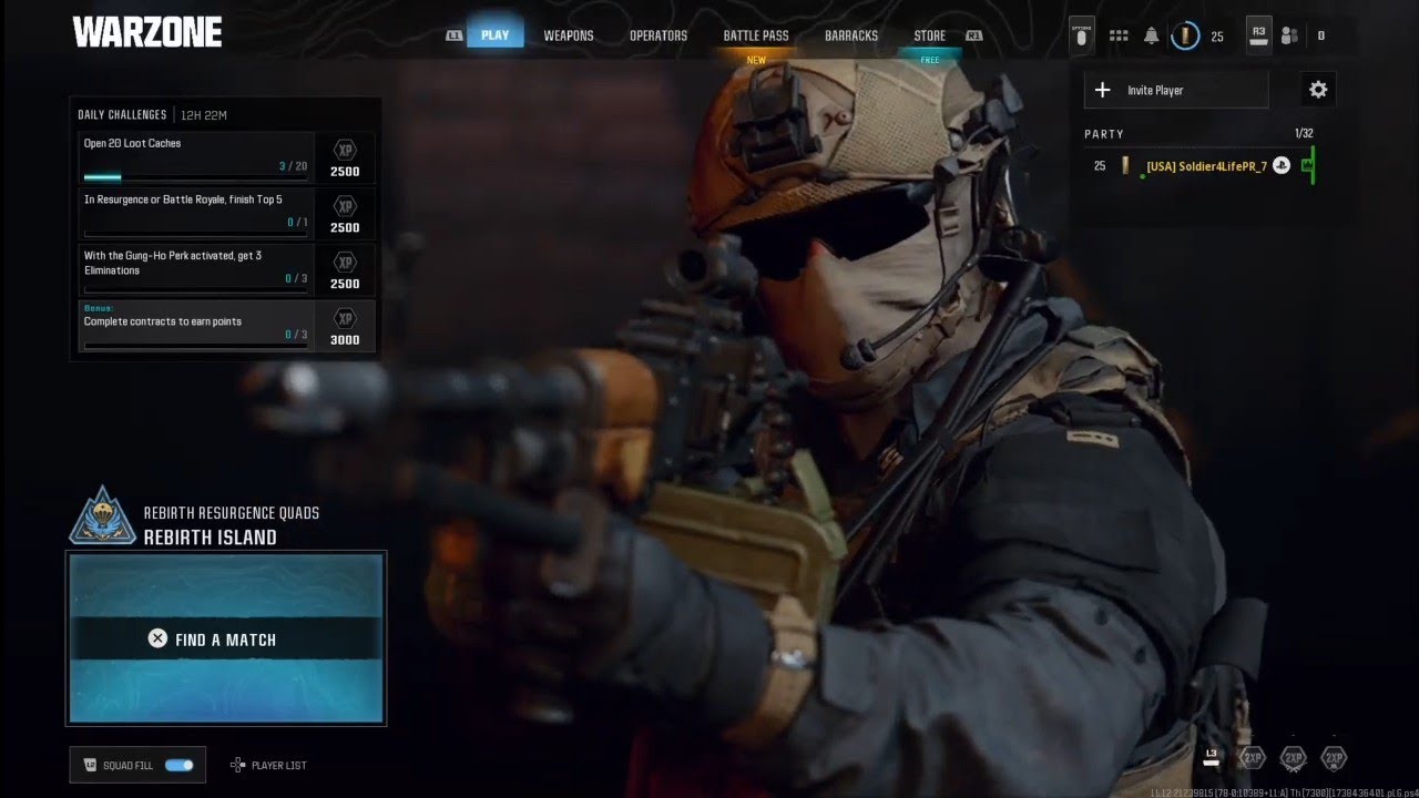 I need a team in Call of Duty: Warzone team 🇺🇸🫡 Soldier4LifePR_7 - YouTube