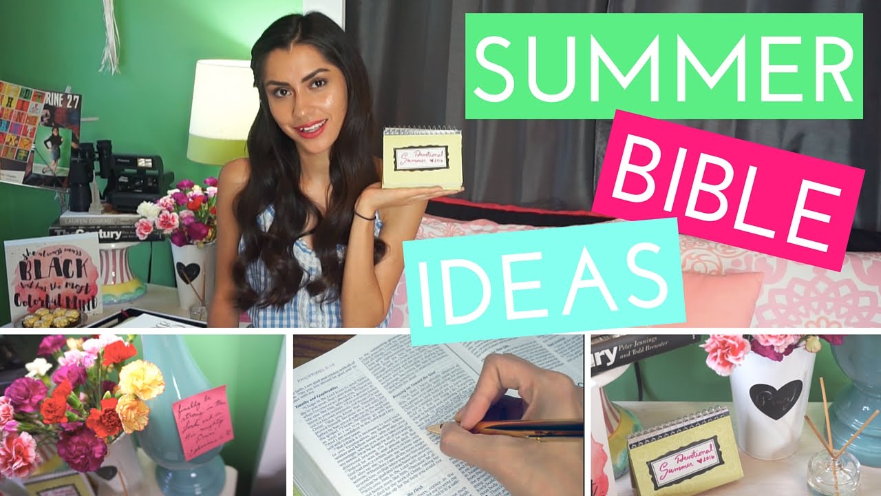 Summer Bible Ideas + DIY Devotional - YouTube