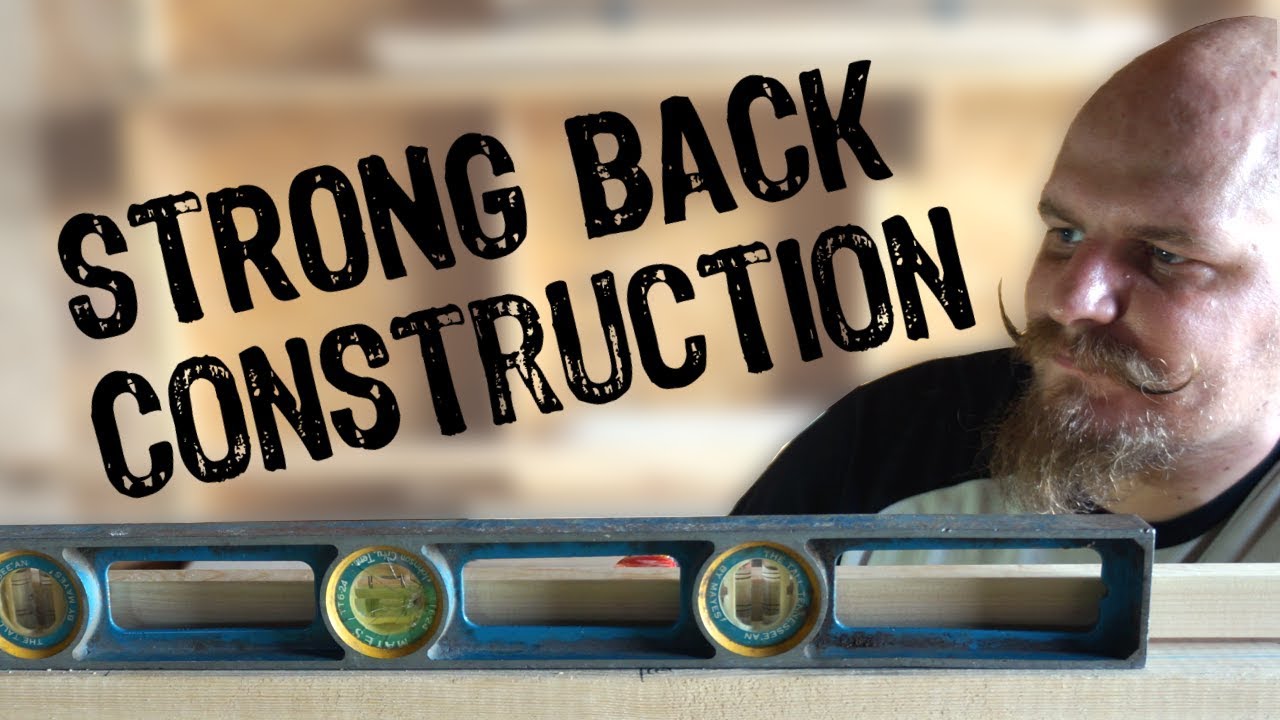 strong back construction - Skin on frame Canoe build - YouTube