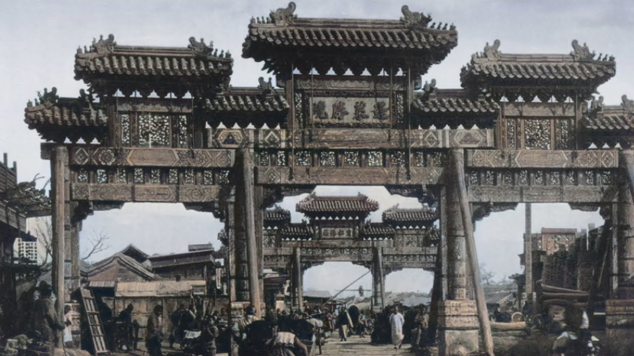 Trip Through China in the 1920s (HD and Color) - YouTube