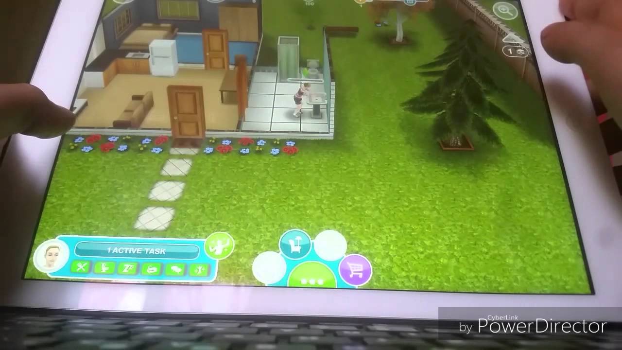 Playing The Sims On A Ipad | Making Me!! - YouTube