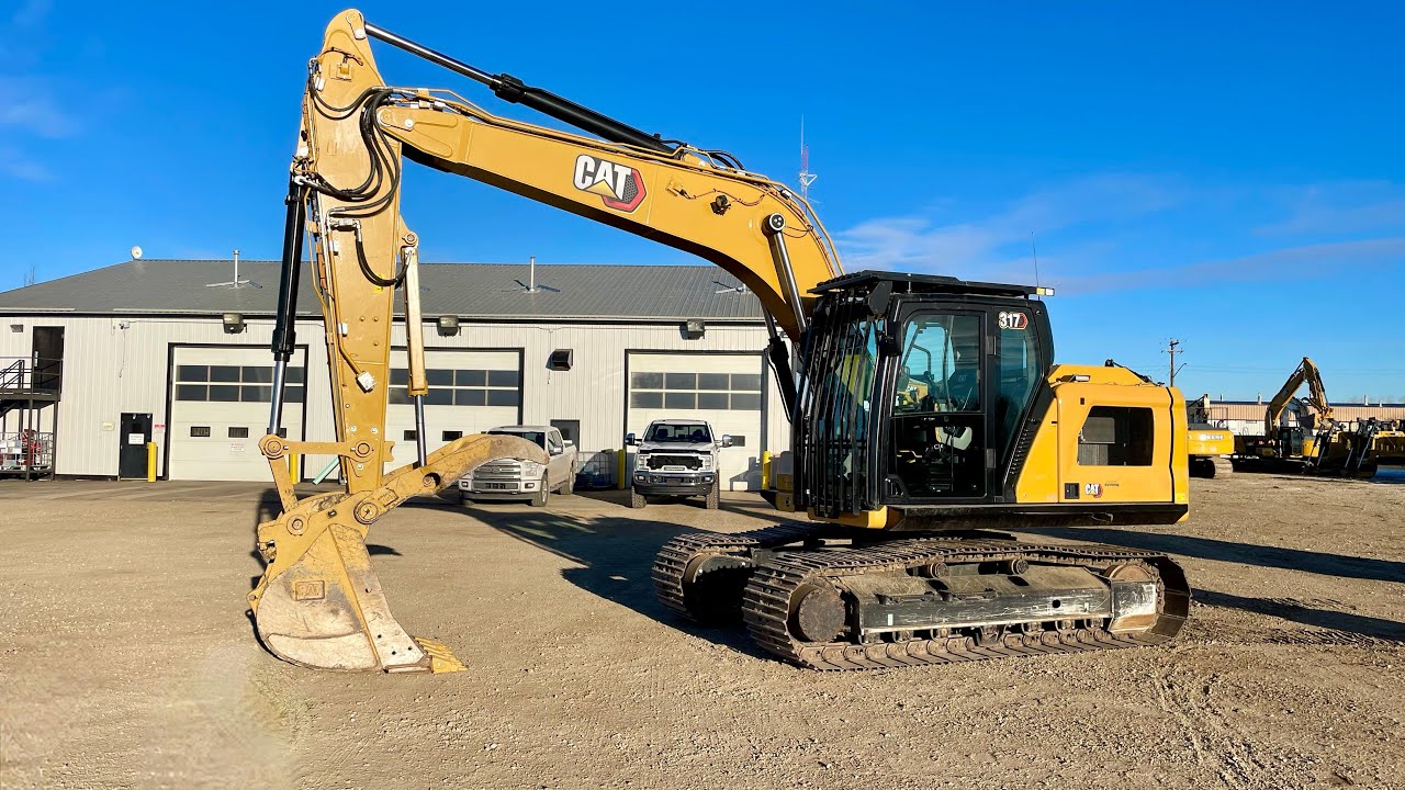 For Sale - 2022 CATERPILLAR 317-07 EXCAVATOR W/ THUMB - YouTube