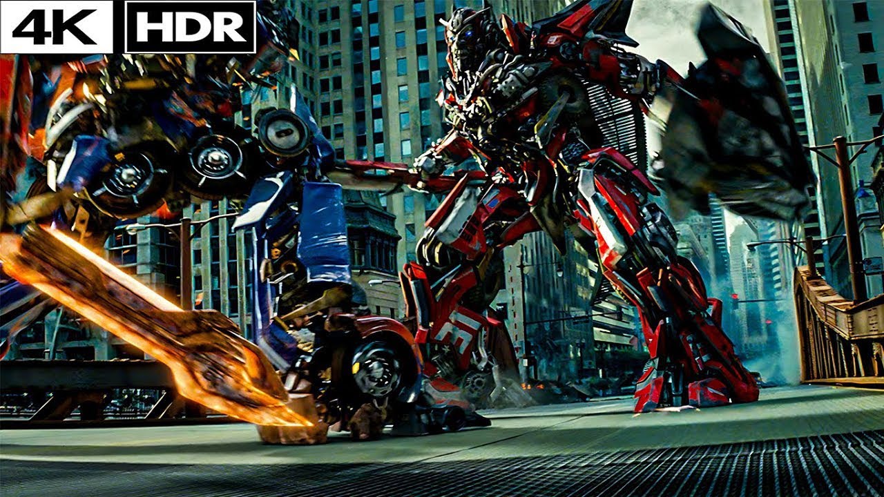 Sentinel prime vs Optimus prime DOTM - YouTube