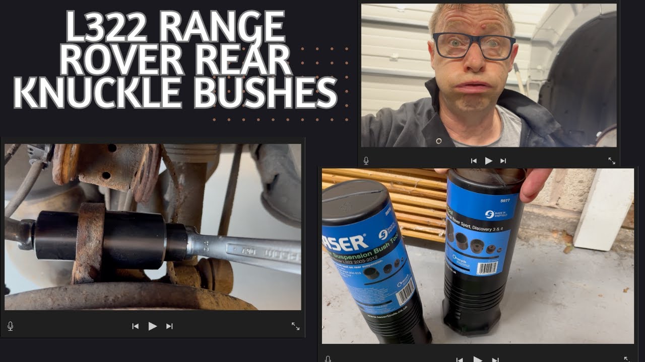 L322 Range Rover rear hub bush replacement - YouTube