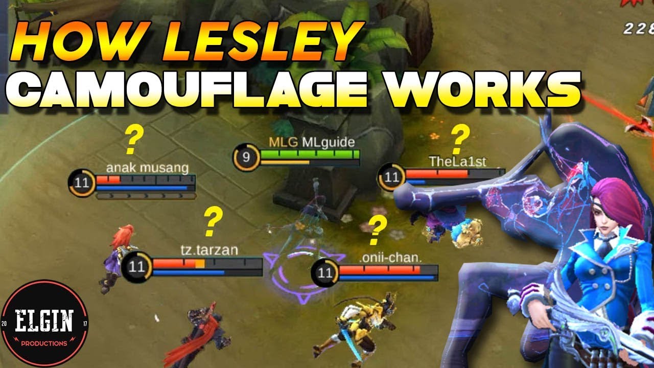HOW LESLEY CAMOUFLAGE WORKS - LESLEY GUIDE - YouTube