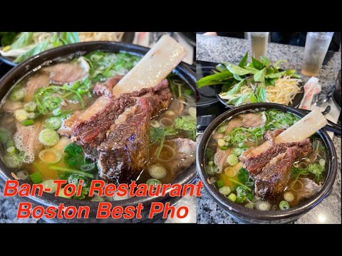 BanToi Restaurant Food Review / Do An Ngon O Boston / Best Pho in ...