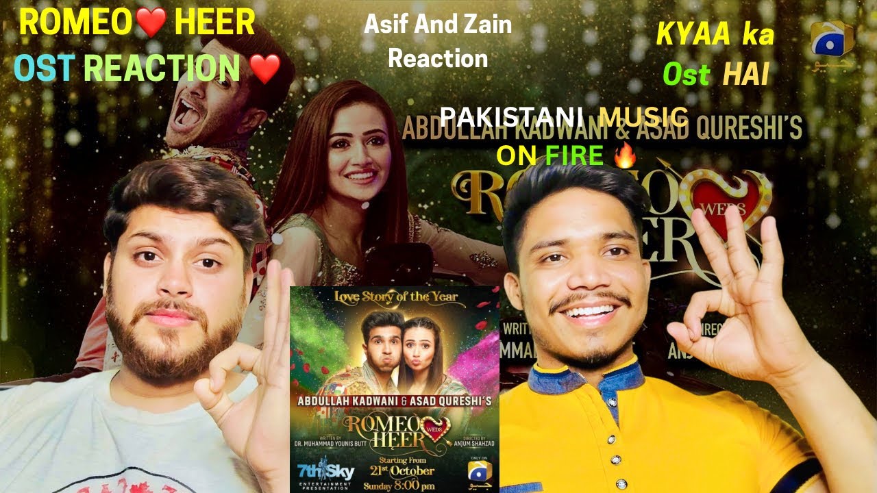 Indian Reaction on Romeo Wed’s Heer Ost | Feroze Khan | Sana Javed ...