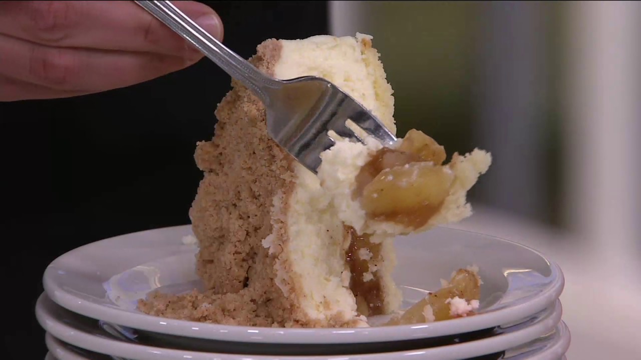 Junior's 3 lb. Apple Crumb Cheesecake on QVC - YouTube