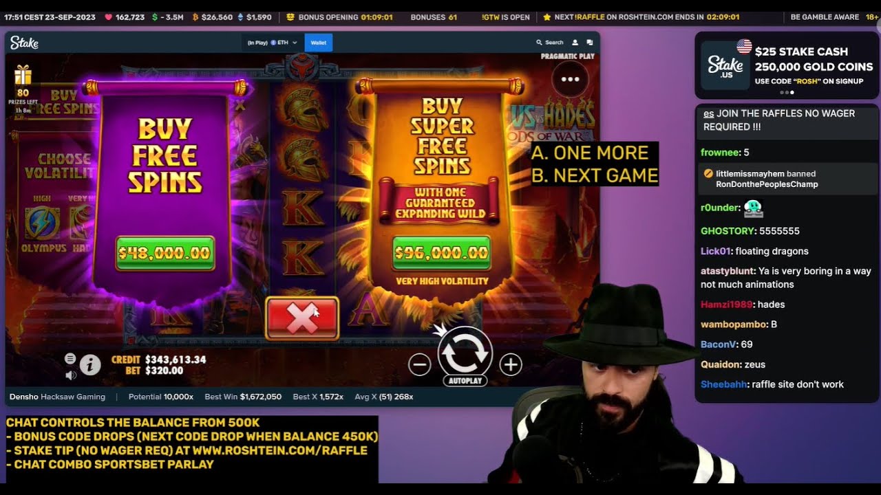 Roshtein's GamePlay & Bonus Opening 982 - Sept 23, 2023 - YouTube