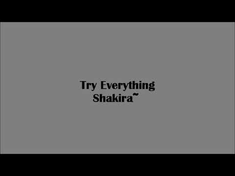Try Everything..Shakira (Lyrics).. - YouTube