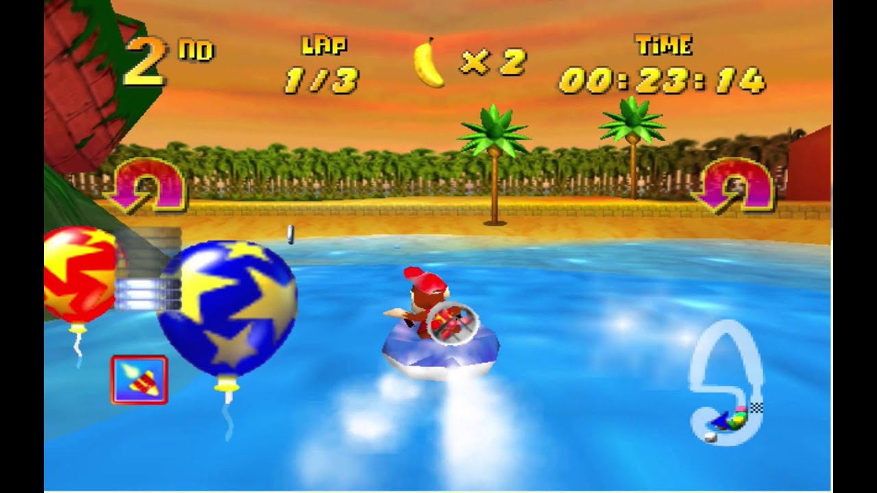 Diddy Kong Racing: Pirate Lagoon (Silver Coin Challenge) [1080 HD ...