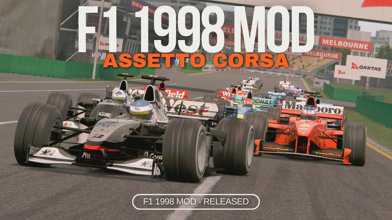 Assetto Corsa F1 1998 Mod - The Ultimate 1998 Season Experience! - YouTube