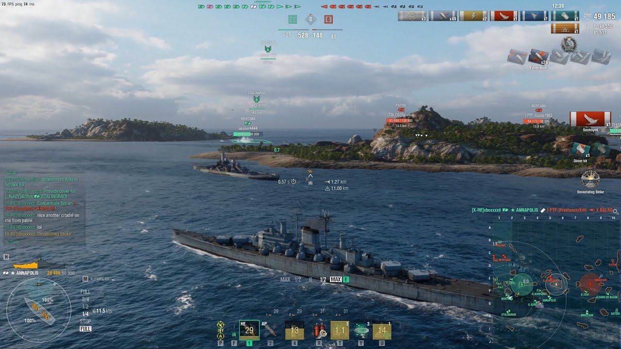 World of Warships - Devastating Strikes Compilation #4 - YouTube