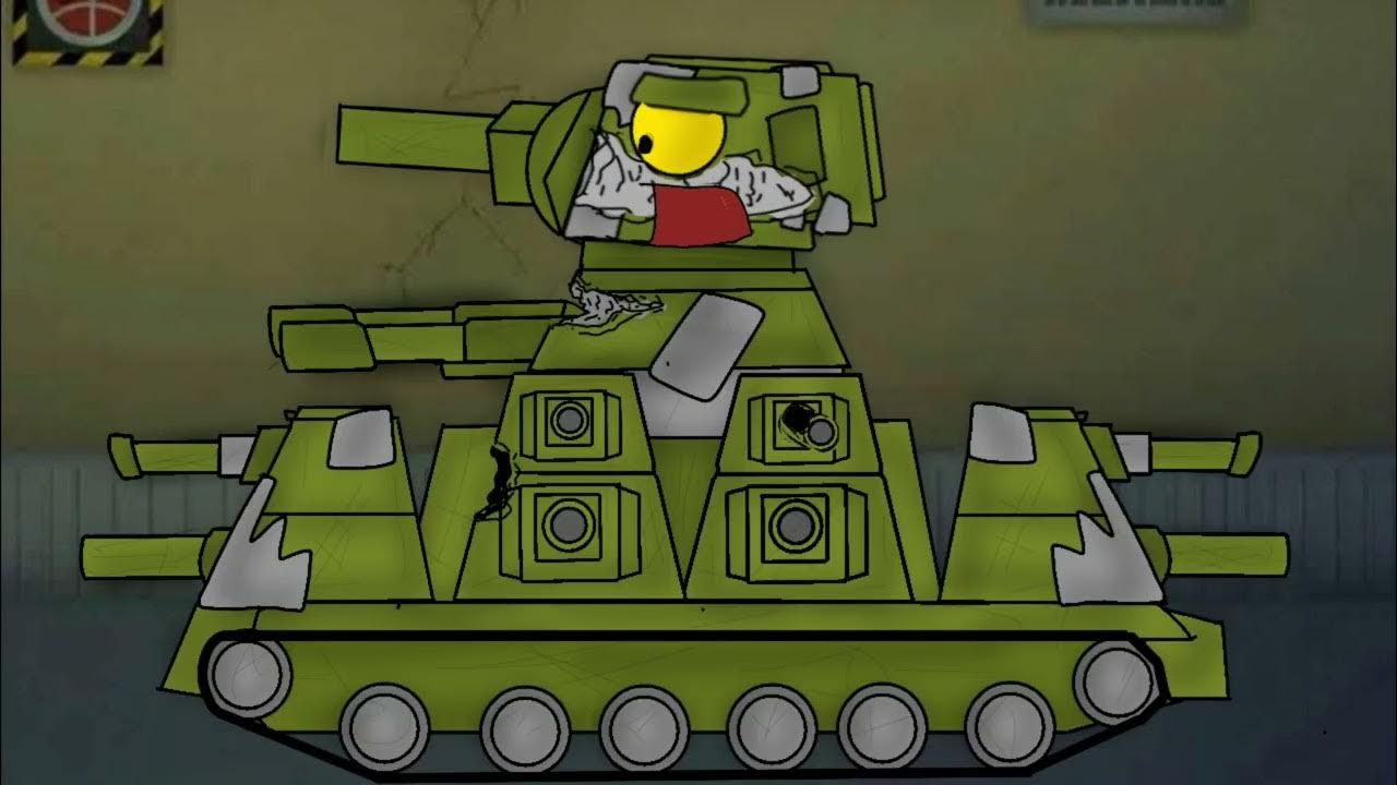 VK-44 ПРОТИВ КВ-44м| •Chundra • | мультики про танки! - YouTube